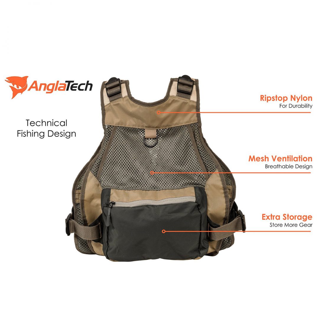 Adjustable Mesh Fly Fishing Vest by AnglaTech Review